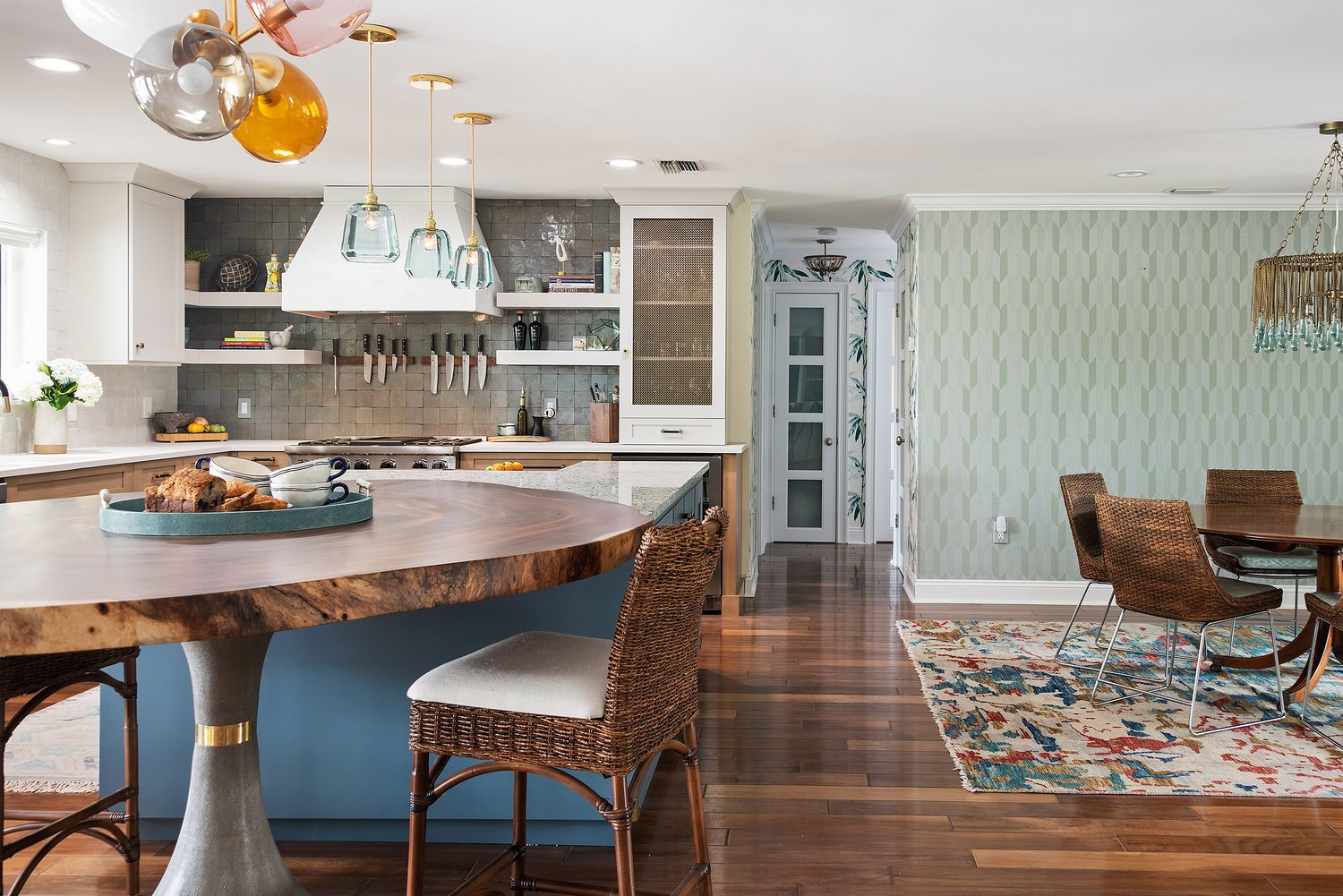 Coastal Kitchen and Bath Reno Looks to Water Views for Inspiration
