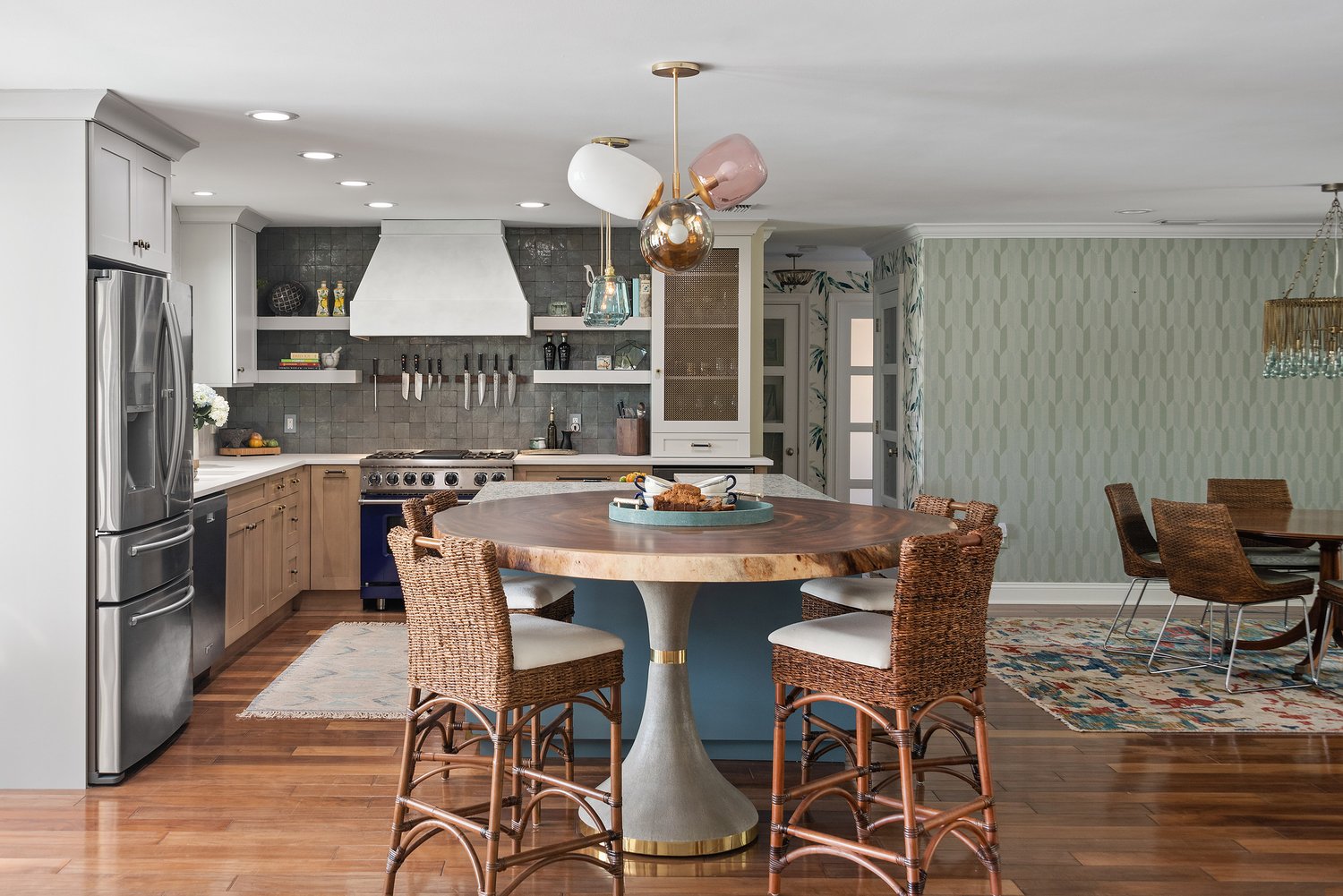 Coastal Kitchen and Bath Reno Looks to Water Views for Inspiration