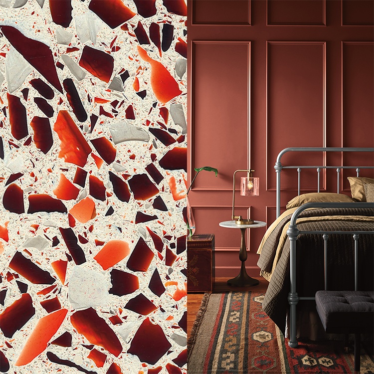 2017 Color Trends: Pairing BEHR Paint Colors for Recycled Glass Countertops